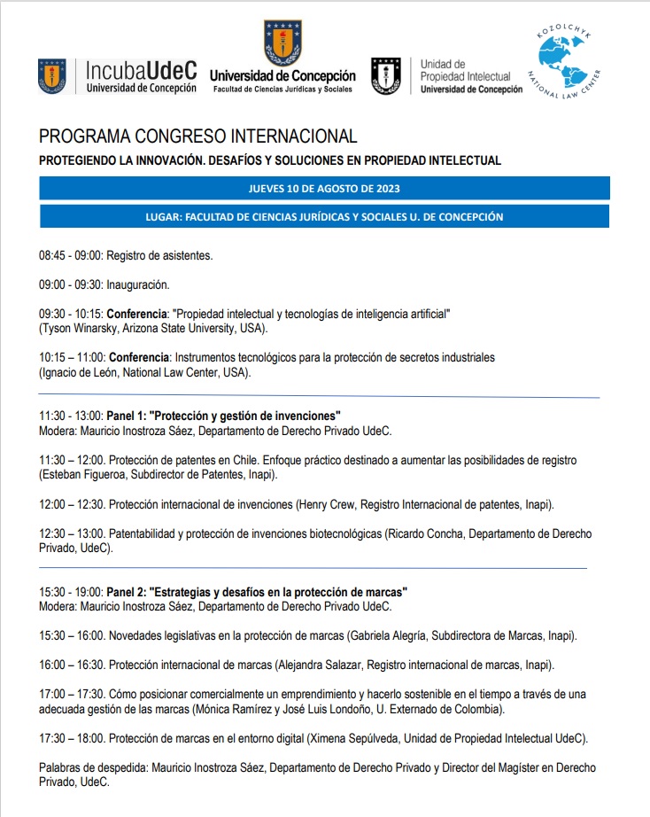 Programa Congreso Internacional | jur.udec.cl